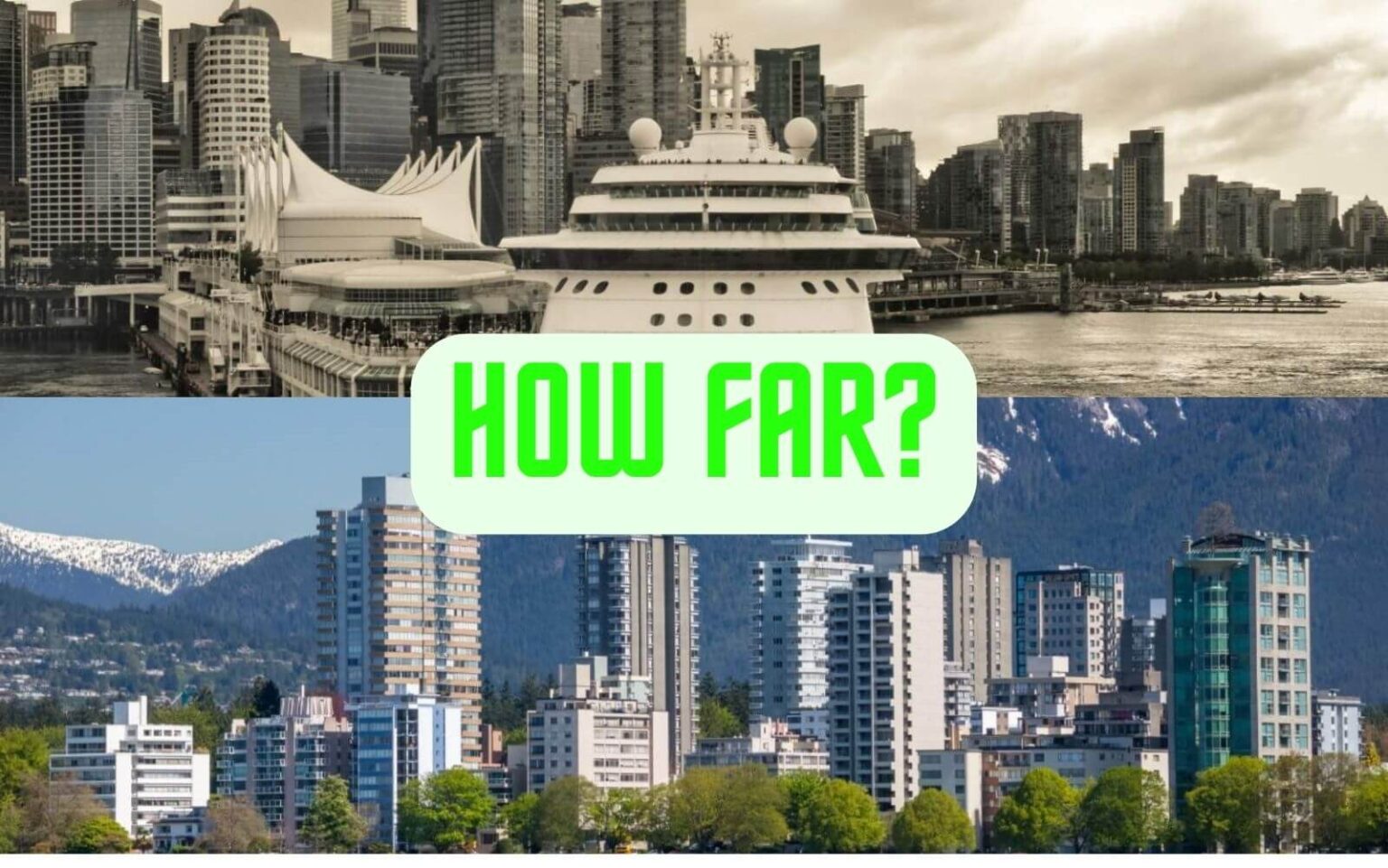 How Far Is Vancouver Airport from the Cruise Port? - Vancouver Planner